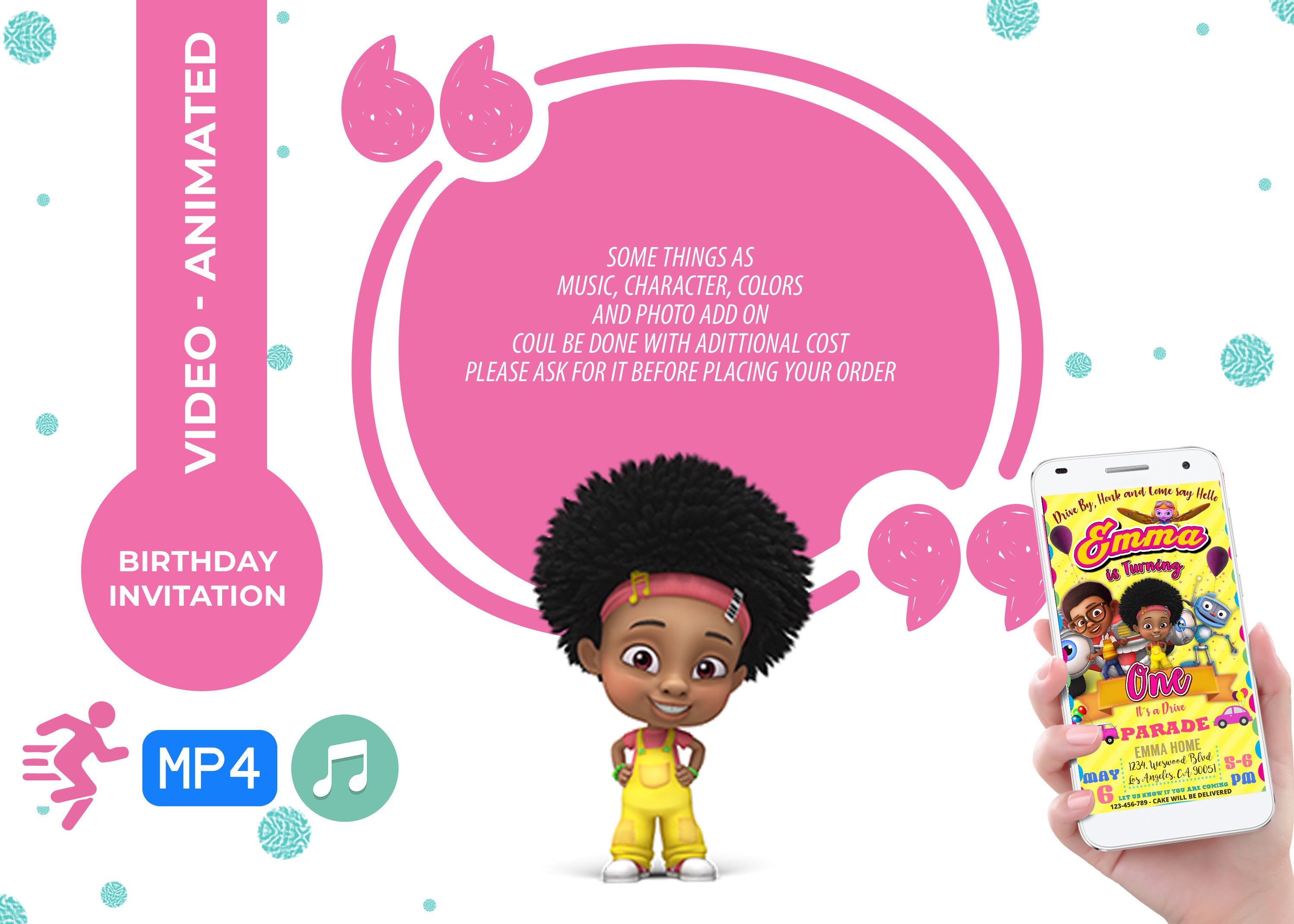 MOTOWN MAGIC Birthday Invitation Video Birthday Invitation - Etsy