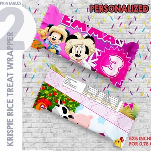 Printable Kids Birthday Party Set: Minnie Farm - Etsy