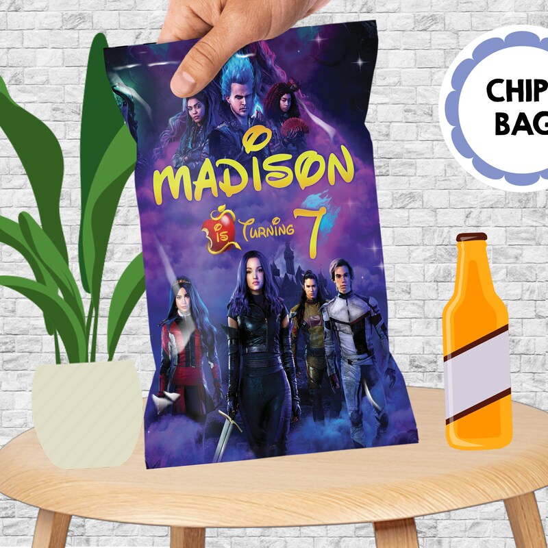 Descendants Printable Labels - Etsy