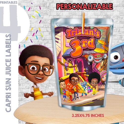 Motown Magic Capri Sun Juice Labels Printable Capri Sun Juice - Etsy