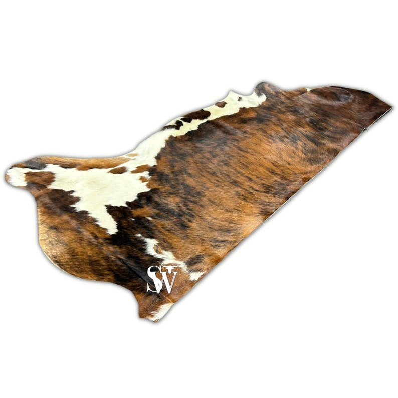 Half Brindle White Belly Cowhide 18 20 Sq.ft. Cowhide - Etsy