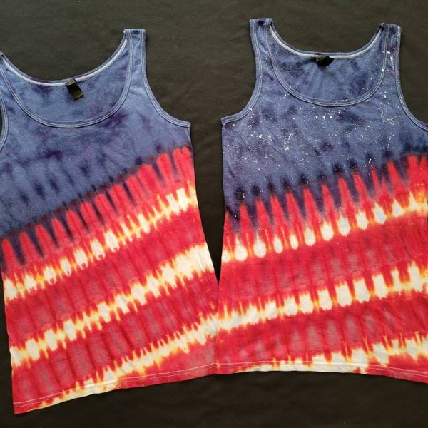 Red White Blue Tank - Etsy