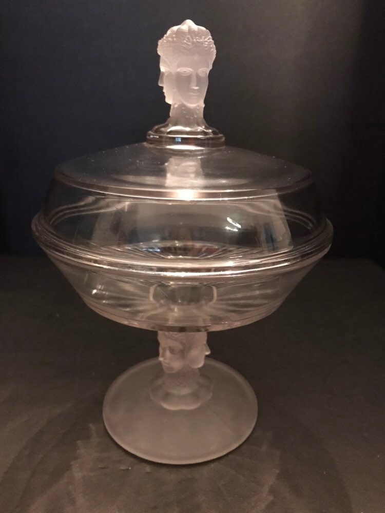 George duncan and sons omn 400 glass frosted three face | Etsy