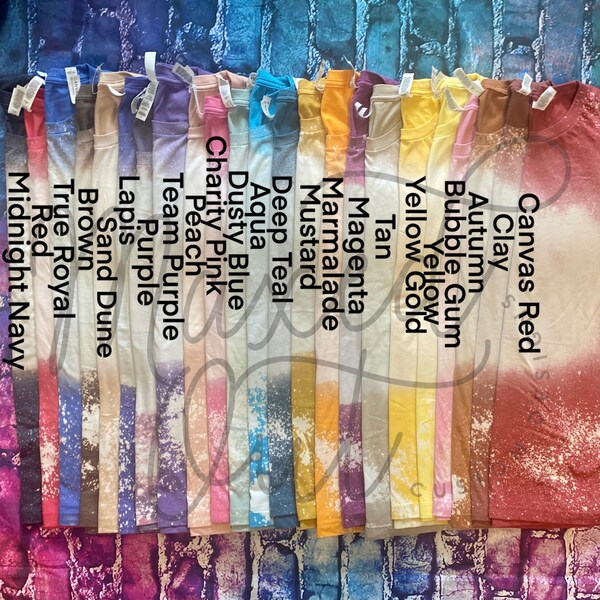 Sublimation Color Chart - Etsy