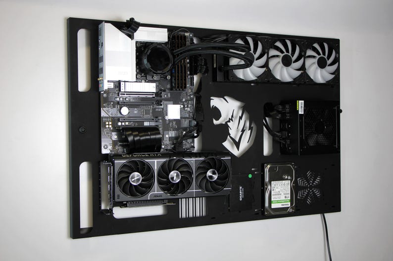 Pro Design Wall Mounted Computer Case Gaming Wall Mount PC - Etsy