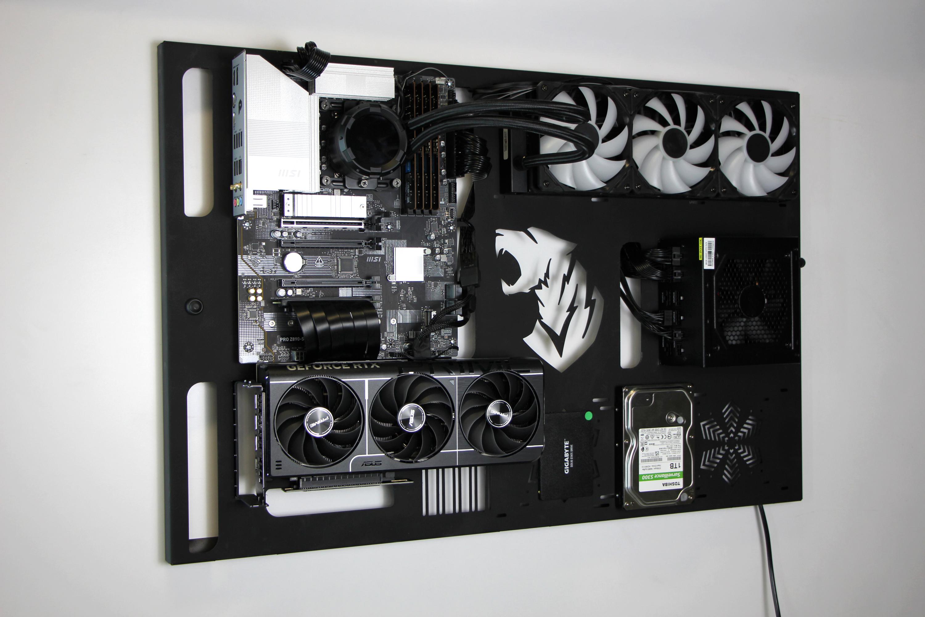 Pro Design Wall Mounted Computer Case Gaming Wall Mount PC - Etsy