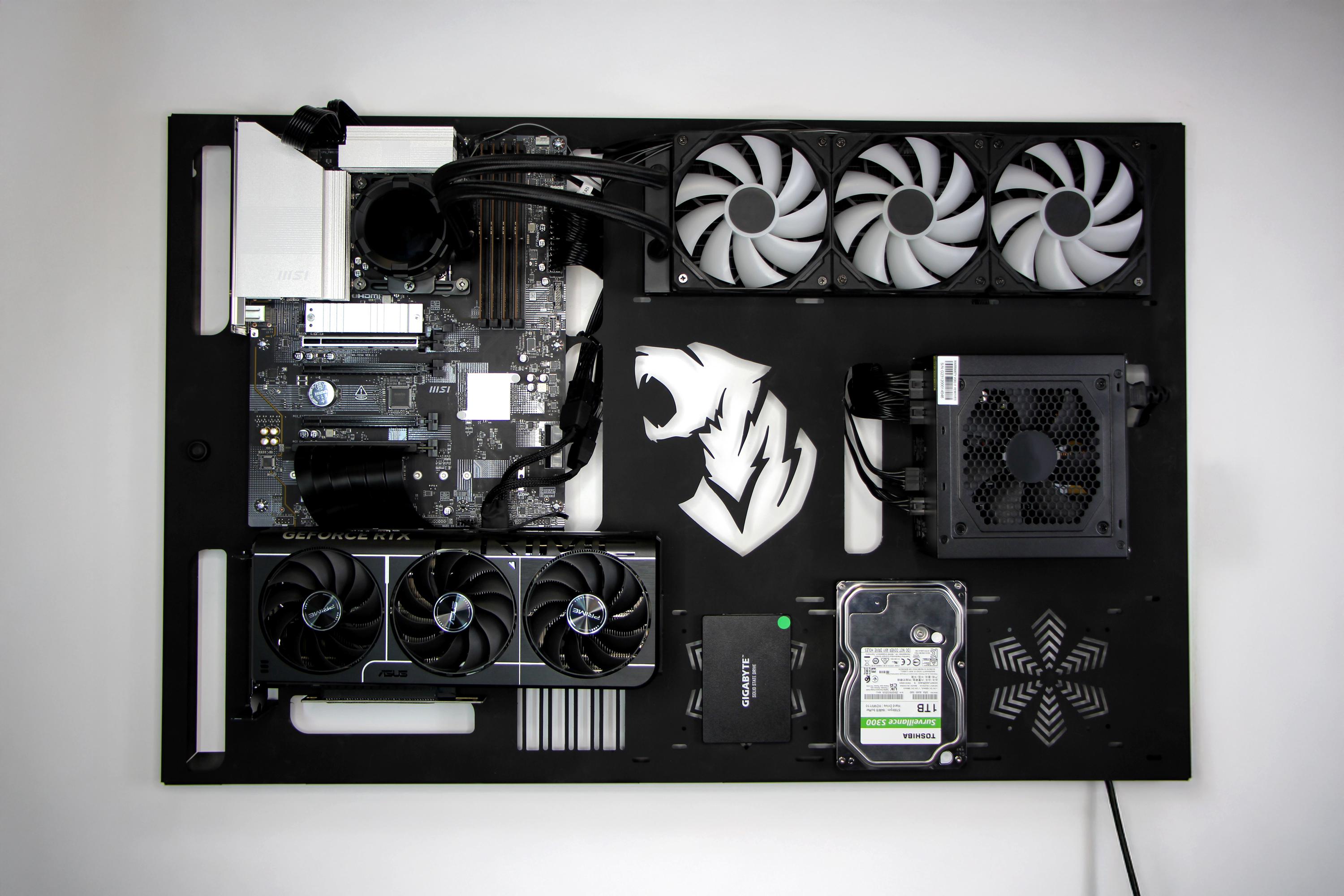 Pro Design Wall Mounted Computer Case Gaming Wall Mount PC - Etsy