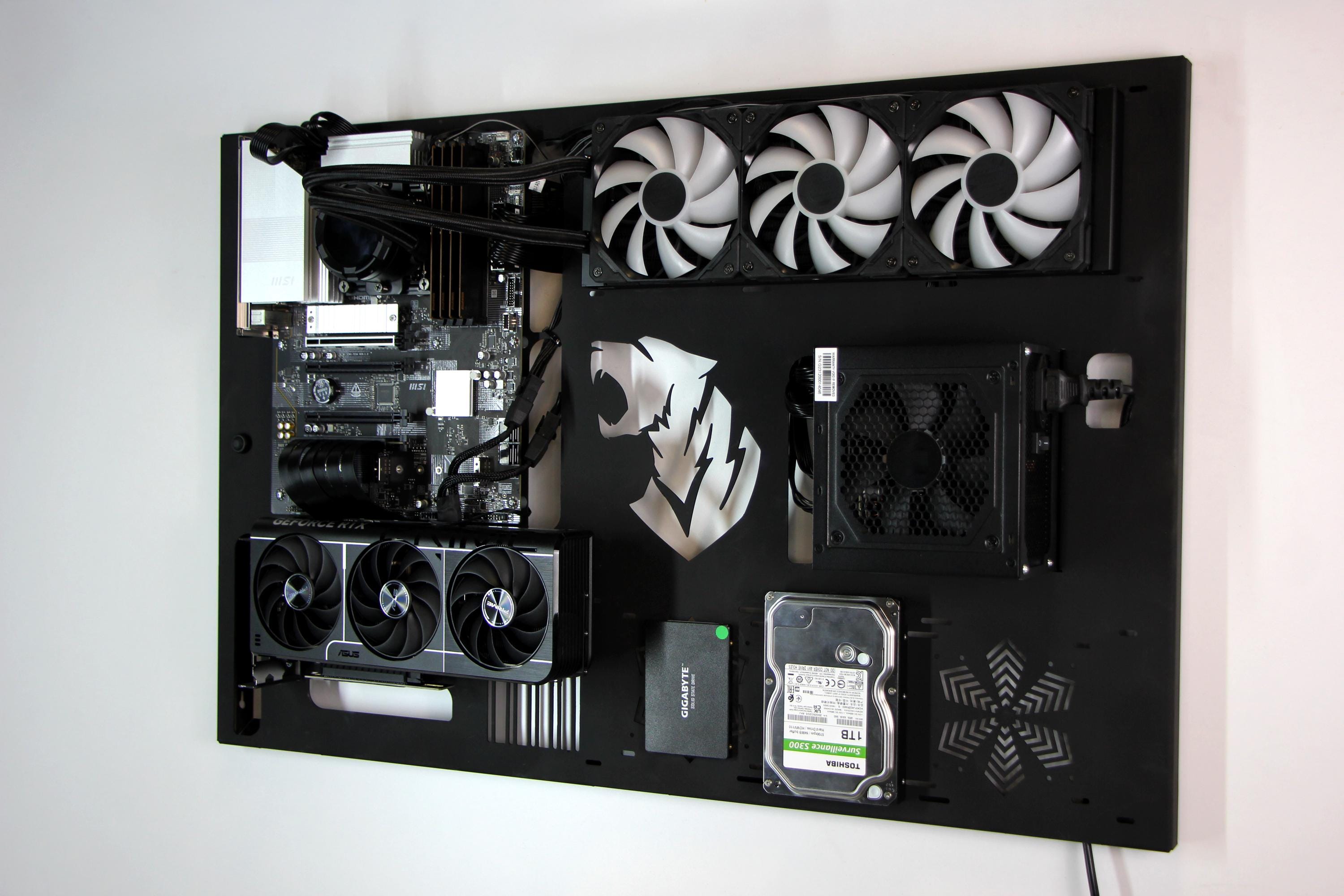 Pro Design Wall Mounted Computer Case Gaming Wall Mount PC - Etsy