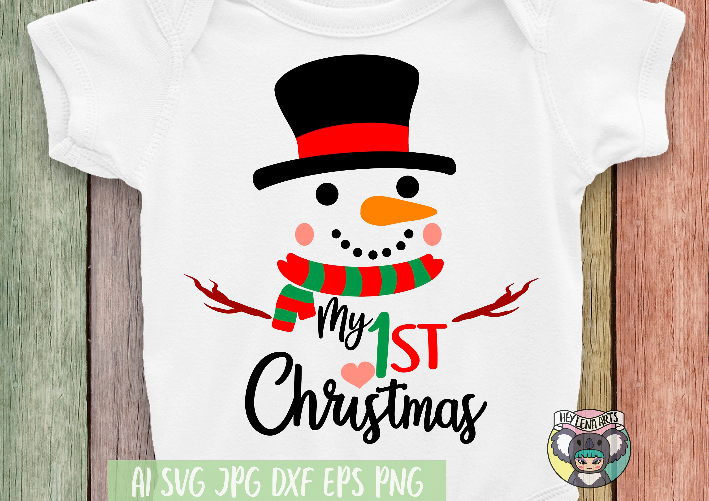 Christmas Svg My First Christmas Svg My 1st Christmas Svg - Etsy