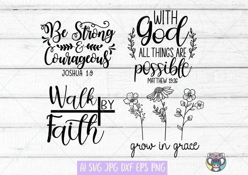 Christian Svg Bundle Bible Verse Svg Bundle Scripture - Etsy