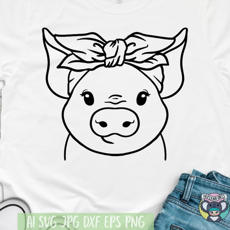 Pig Svg - Etsy