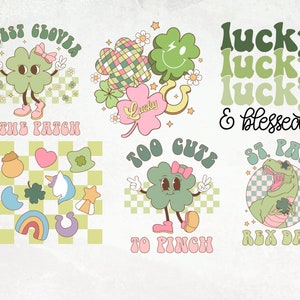 Retro St Patricks Day Png Bundle, St Patricks Svg, St Patty's Day Svg ...