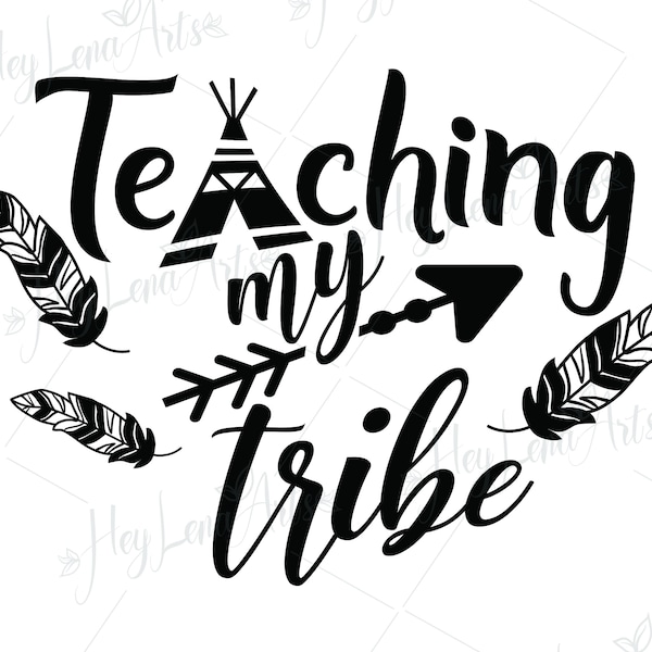 Teacher Tribe Svg - Etsy