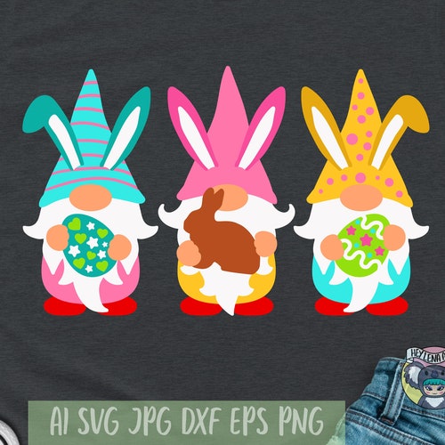 Easter Gnomes SVG. PNG. Cricut Cut Files Silhouette Files. - Etsy