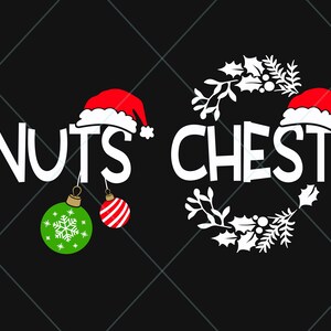 Chest Nuts Svg, Christmas Couple Shirts Svg, Funny Christmas SVG ...