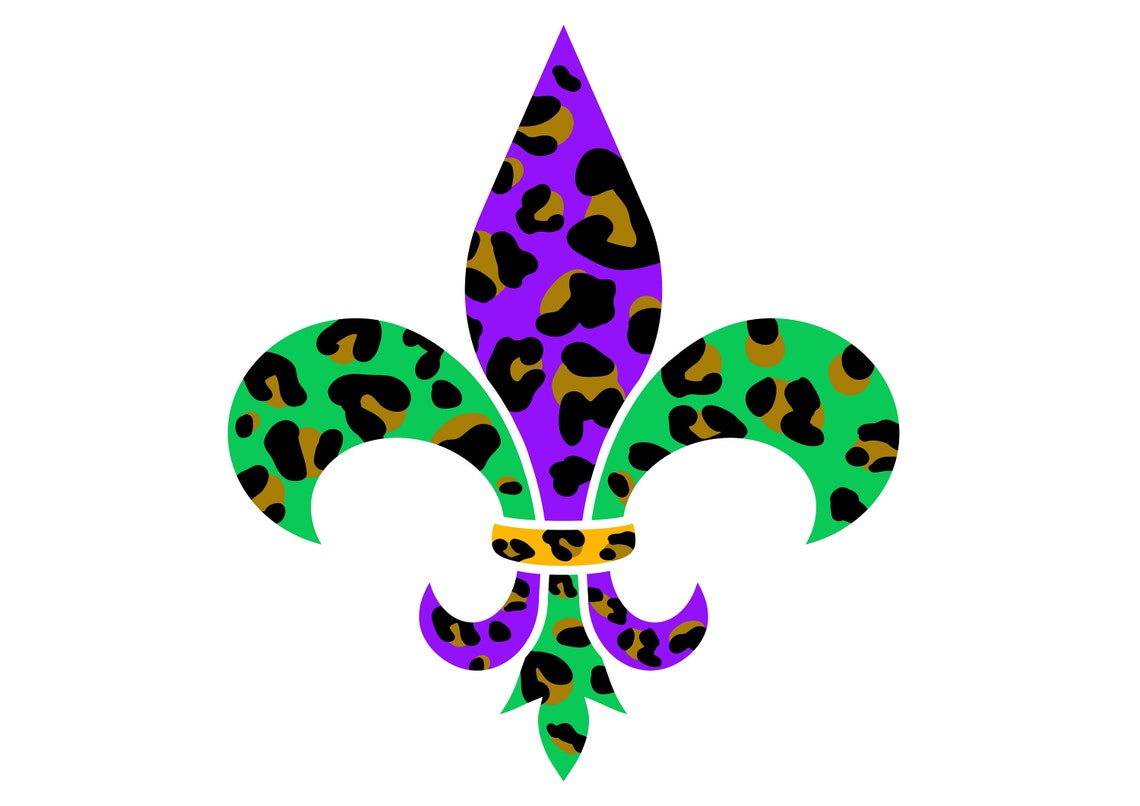 Mardi Gras SVG Fleur De Lis Svg Louisiana New Orleans - Etsy