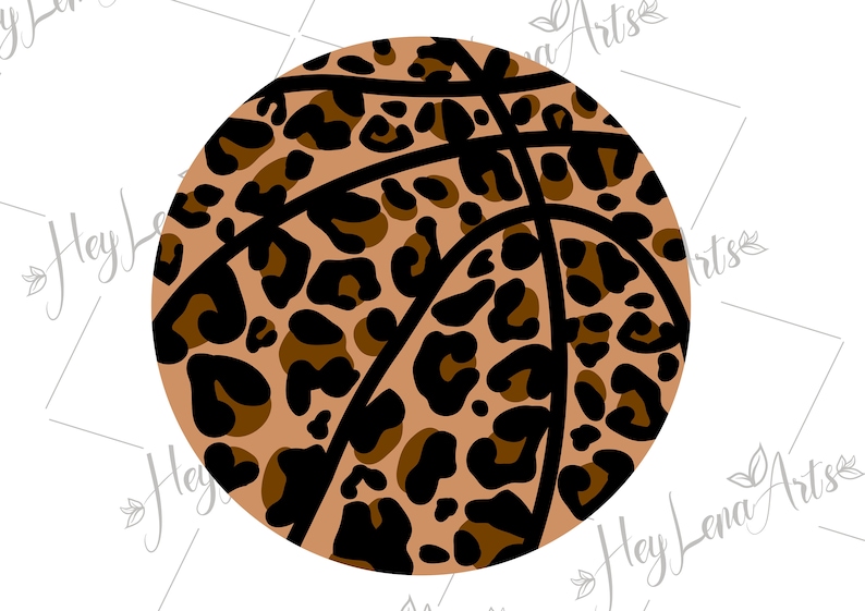 Basketball SVG Leopard Print Svg Cheer Mom Svg Mom Life - Etsy