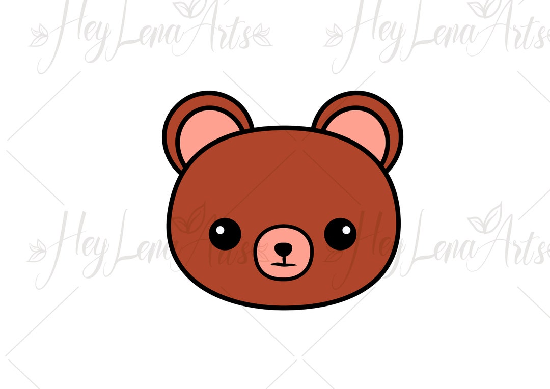Kawaii Cute Bear Svg, Animal Svg, Cricut, Cut File, Silhouette, Shirt ...