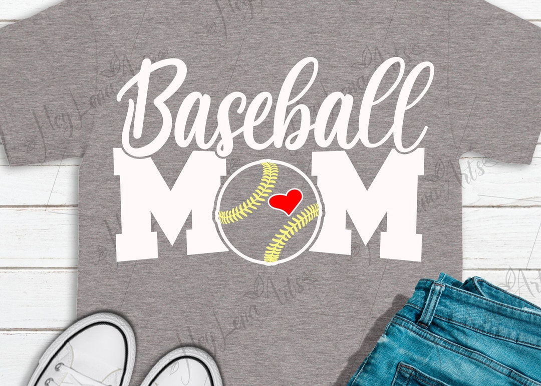 Baseball Mom SVG: Cricut Cut File, Shirt Design (digital Download) - Etsy