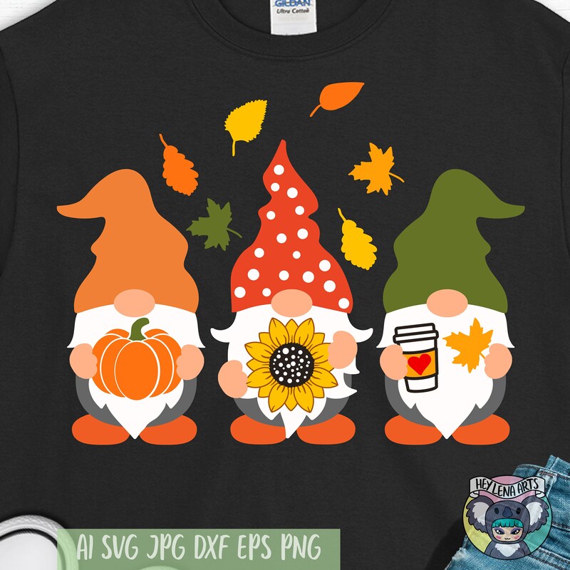 Fall Gnome Svg - Etsy
