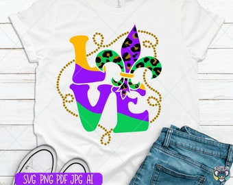 Mardi Gras SVG - Fleur De Lis SVG - Fat Tuesday SVG - New Orleans Svg ...