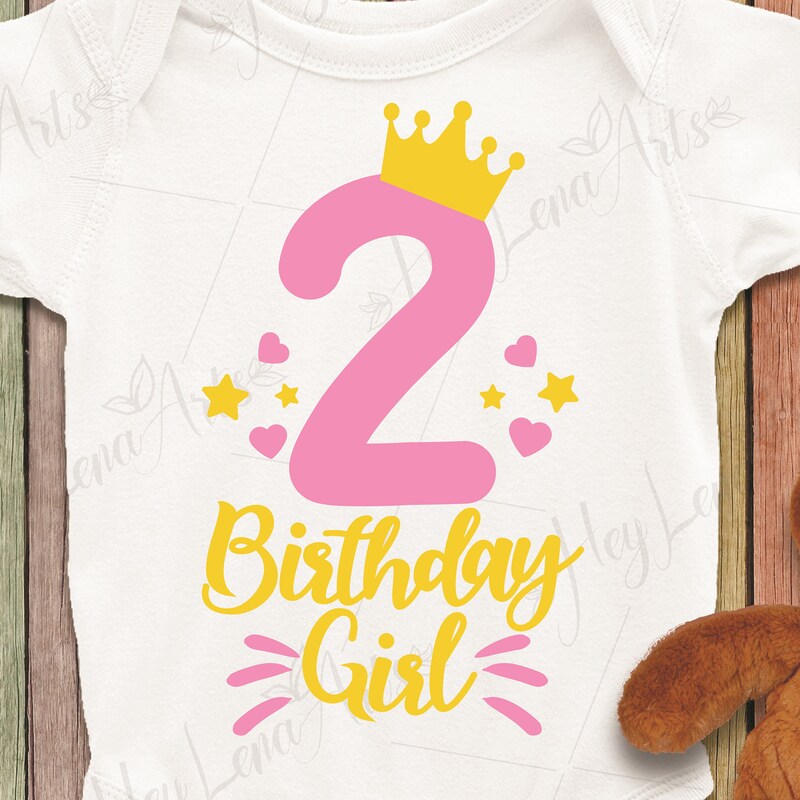 2nd Birthday Svg - Etsy
