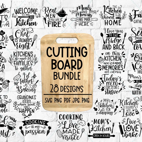 Cutting Board Svg - Etsy