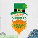 St Patrick's Day Svg, Lucky Svg, Clover Svg, Shamrock SVG, Leprechaun ...