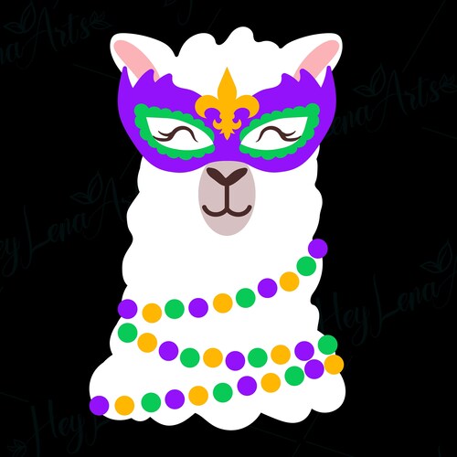 Mardi Gras Svg Fleur De Lis Svg Dxf Eps Png Leopard Print | Etsy