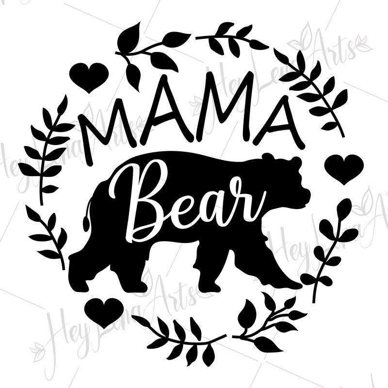 Mama Bear Cut File - Etsy