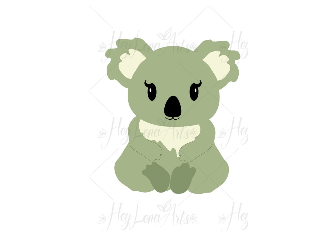Koala Svg, Cute Koala Bear Svg, Australia Svg, Joey Svg, Cricut, Cut ...