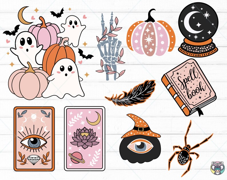 Retro Halloween SVG Bundle: Spooky Season Designs (digital Download) - Etsy