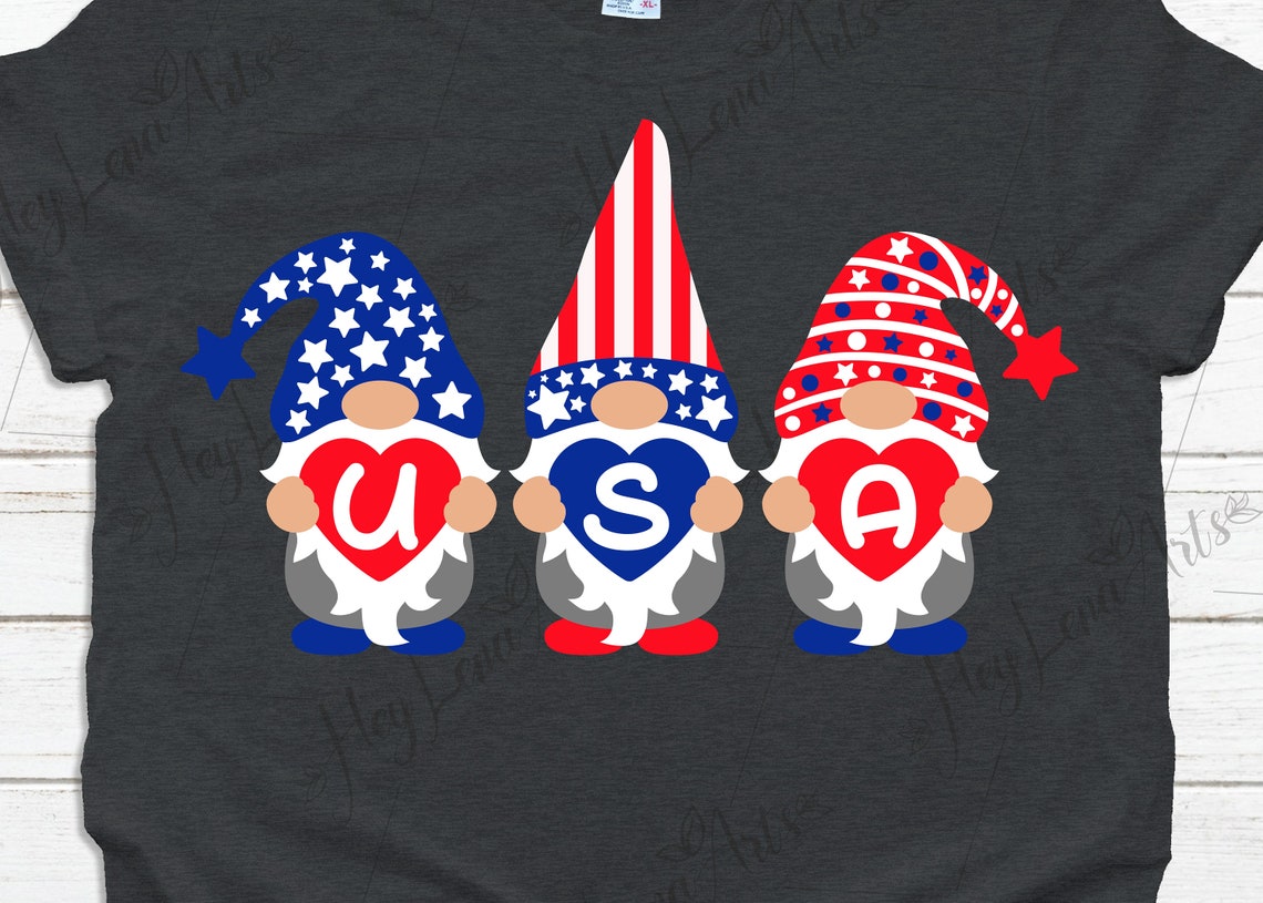 Gnomes Svg 4th of July Svg Independence Day Svg American - Etsy