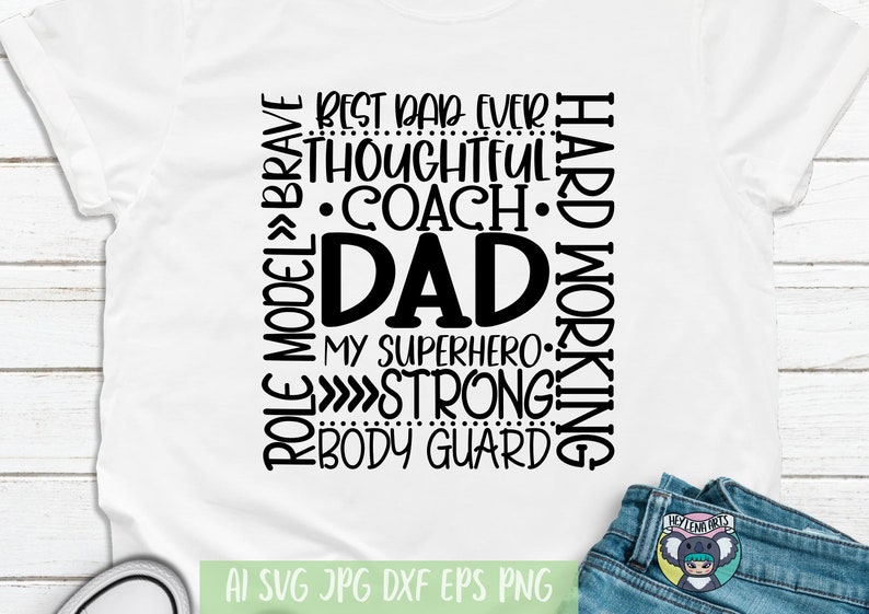 Best Dad Ever svg Father's Day svg Super Dad svg Dad | Etsy