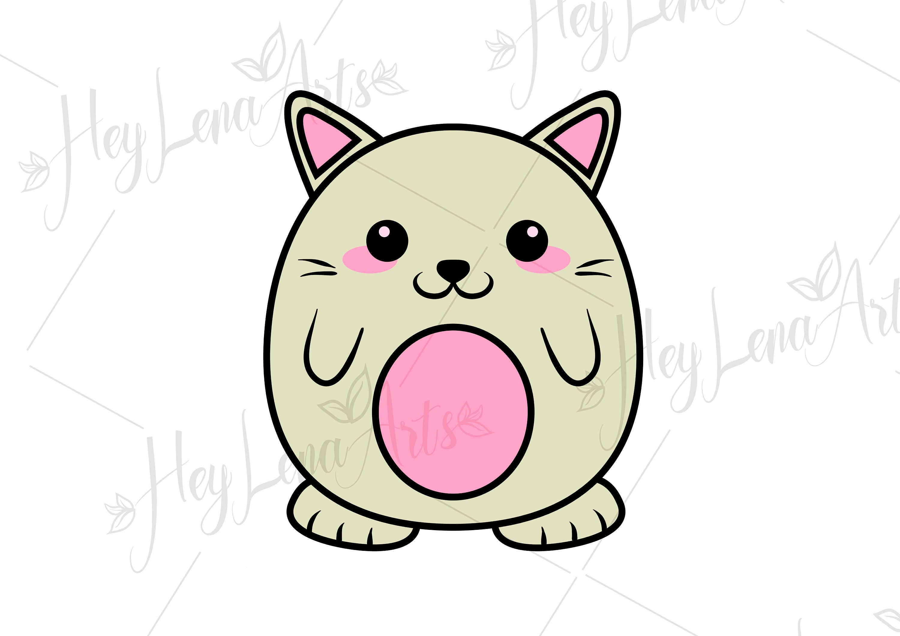 Lindo gato divertido SVG gatito svg animal Cricut archivo | Etsy España