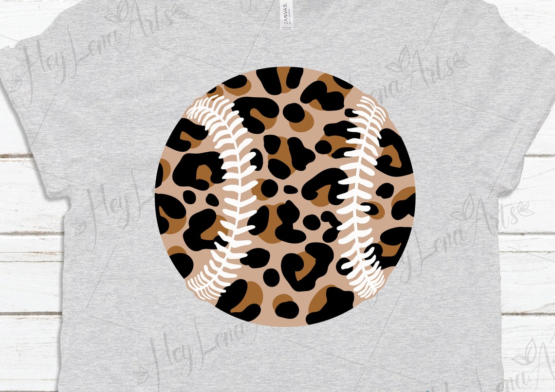 Baseball SVG Baseball Leopard Print Svg Baseball Shirt Svg - Etsy