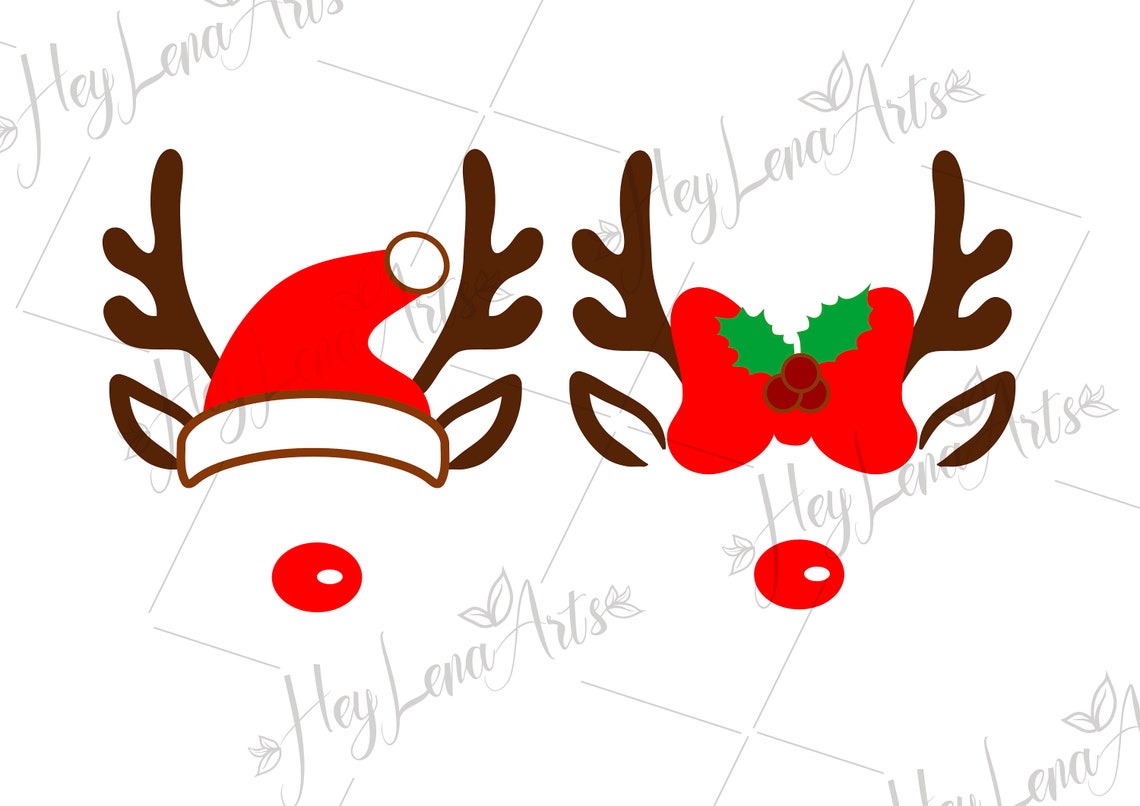 Christmas Svg Reindeer SVG Bundle Santa Svg Rudolf Svg - Etsy