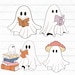 Cute Ghost Svg Bundle, Halloween Svg, Retro Halloween Svg, Ghost ...