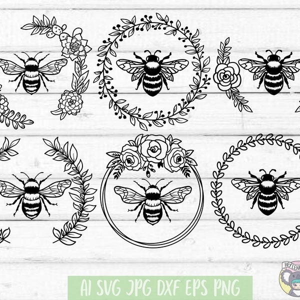 Bee Svg - Etsy