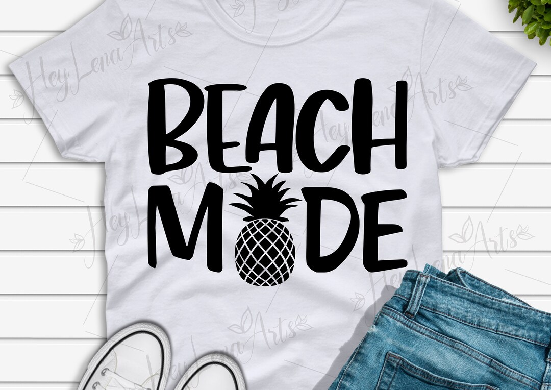 Beach Mode Svg, Vacay Mode Svg, Pineapple Svg, Vacation Svg, Summer Svg ...