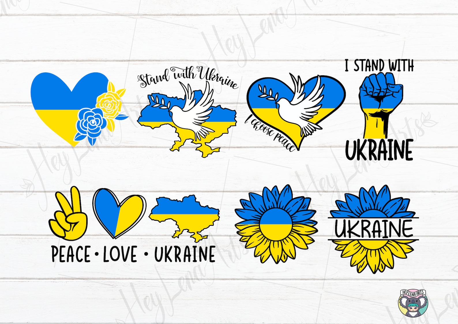 Ukraine SVG Bundle Ukraine Svg I Stand With Ukraine Svg I - Etsy