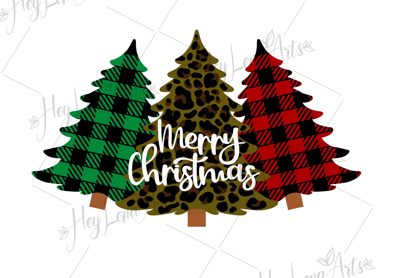 Merry Christmas SVG Pine Tree Svg Santa Svg Reindeer Svg - Etsy