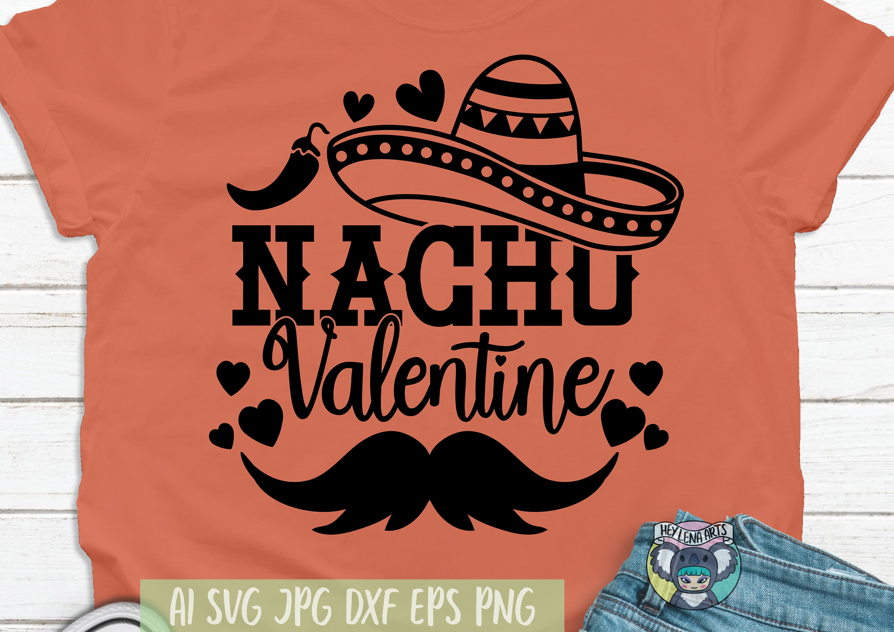 Valentine's Day SVG Nacho Valentine Svg Hugs and Kisses | Etsy