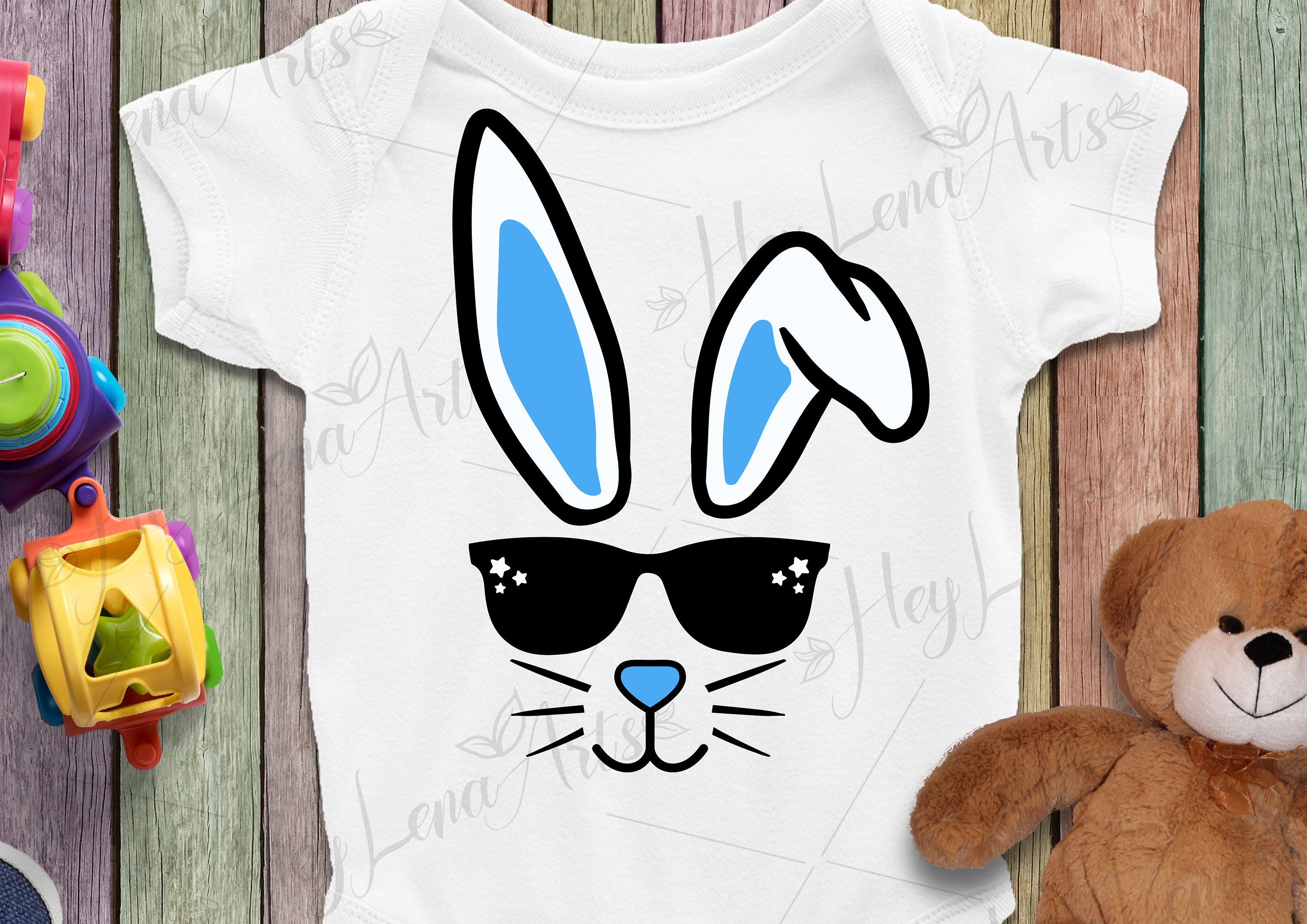 Easter Svg Bunny Face Svg Rabbit Svg Bunny With Sunglasses - Etsy