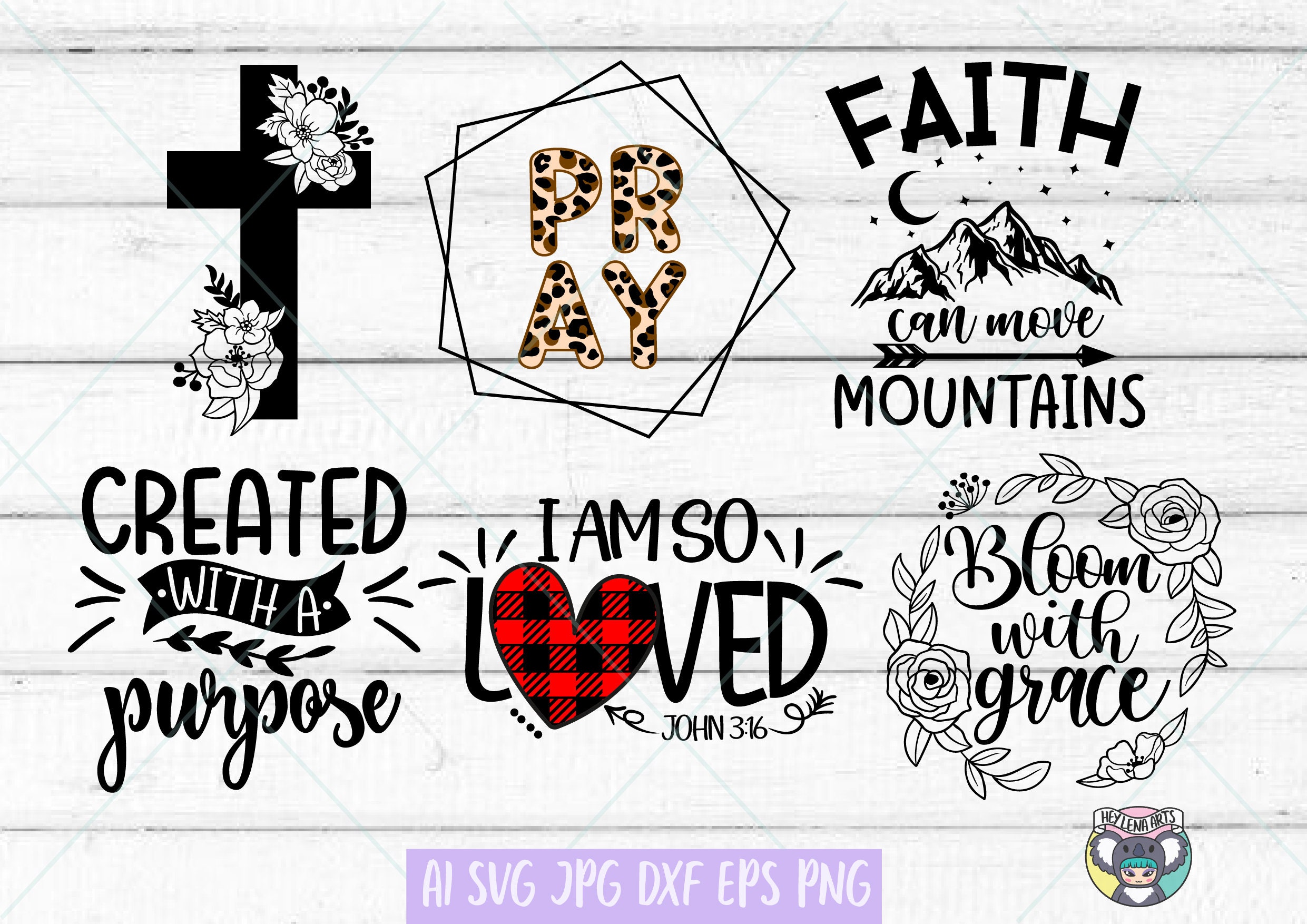 Christian Svg Bundle Bible Verse Svg Bundle Scripture - Etsy