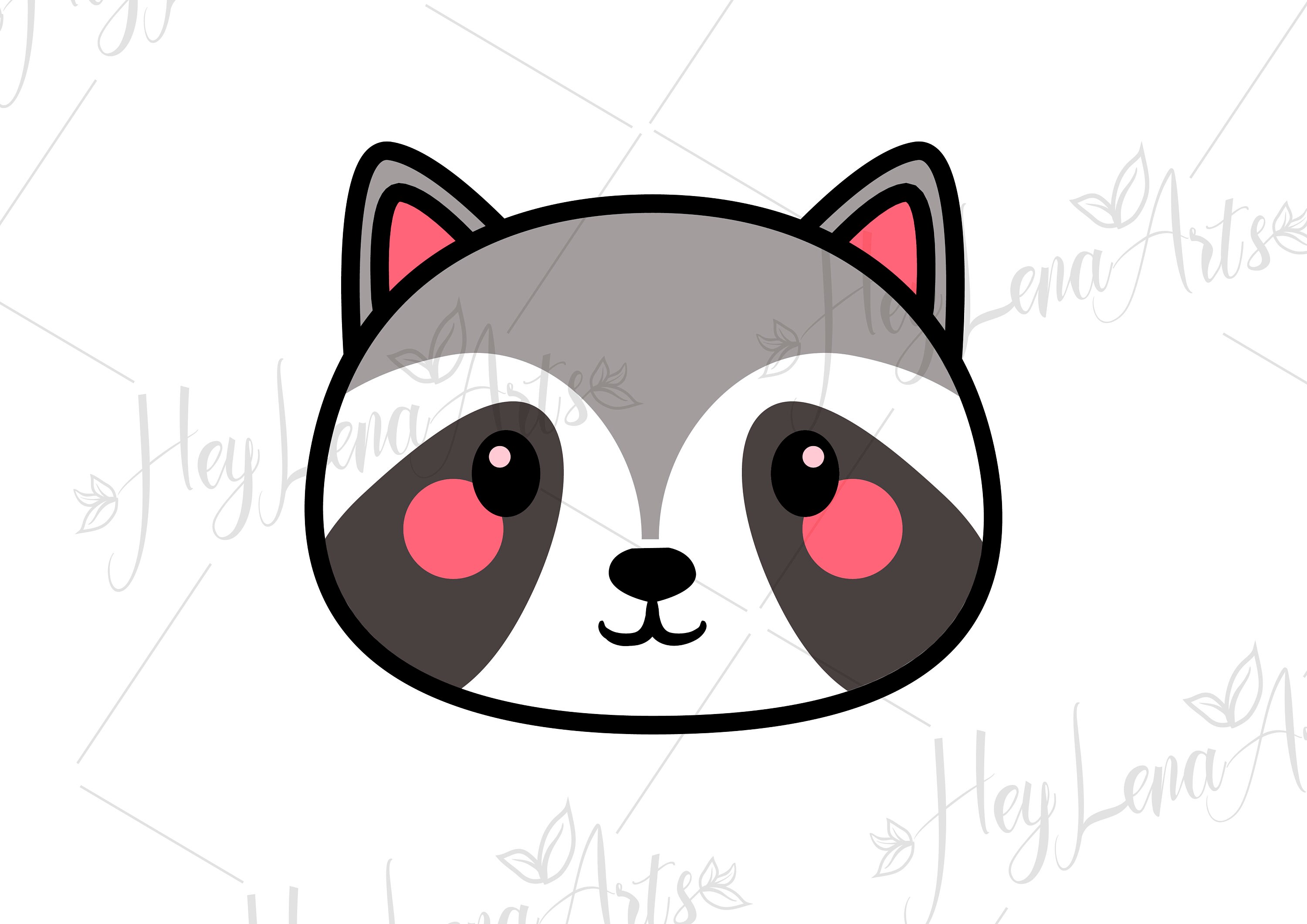 Raccoon Svg Raccoon Face Svg Forest Animal Svg Svg Files - Etsy