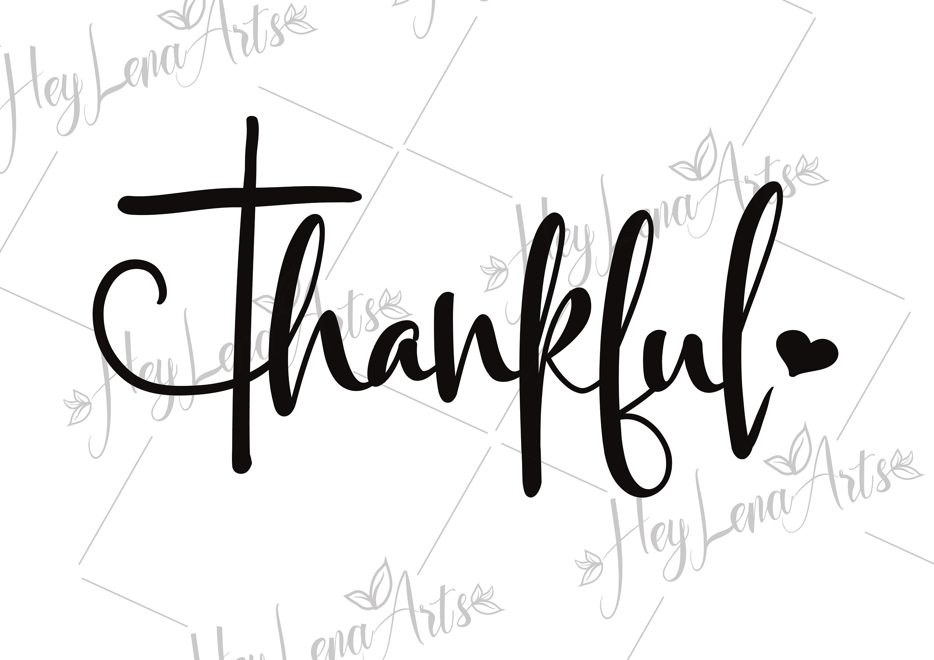 Thankful SVG - Thanksgiving Cut File (digital Download) - Etsy
