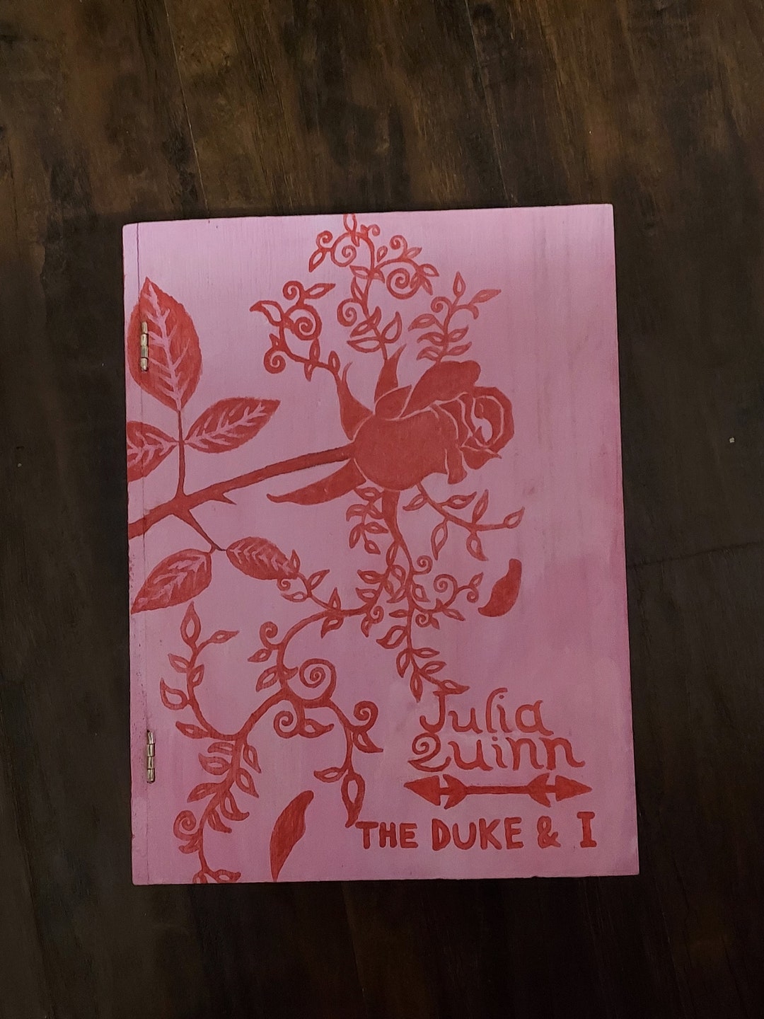 Bridgerton "duke & I" Book Cover Inspired Wooden Book Jewelry Box. - Etsy