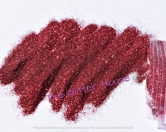 Ruby Red Glitter | Etsy