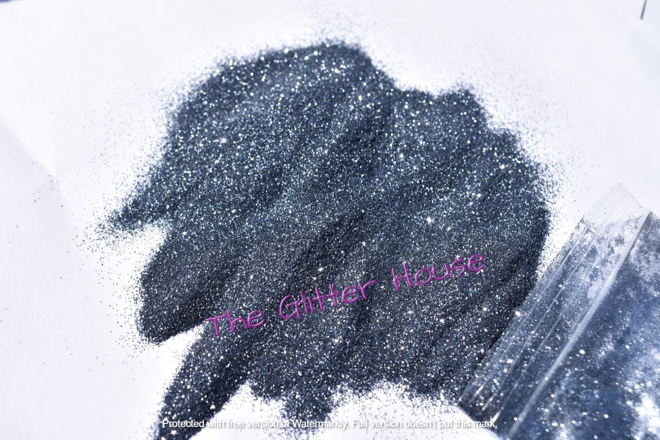 LEAD ultra fine SILVERISH metallic glitter | Etsy